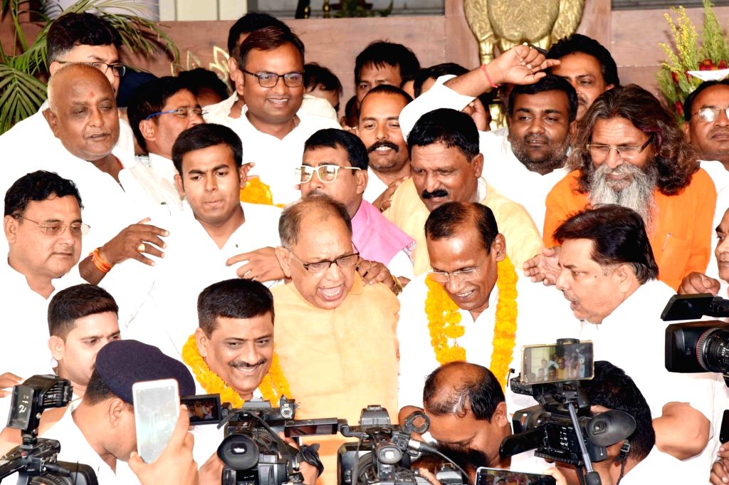 BJP's MLC candidate Radha Mohan Sharma files nomination