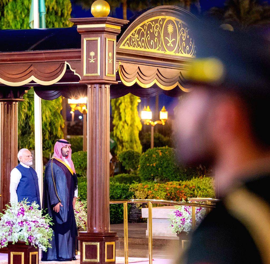Crown Prince Mohammed bin Salman welcomes PM Modi