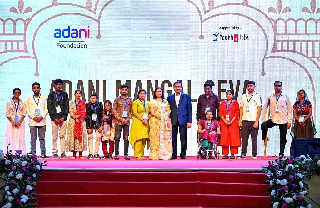 Jeet Adani, Diva Adani Mark Anniversary with Adani Mangal Seva Initiative