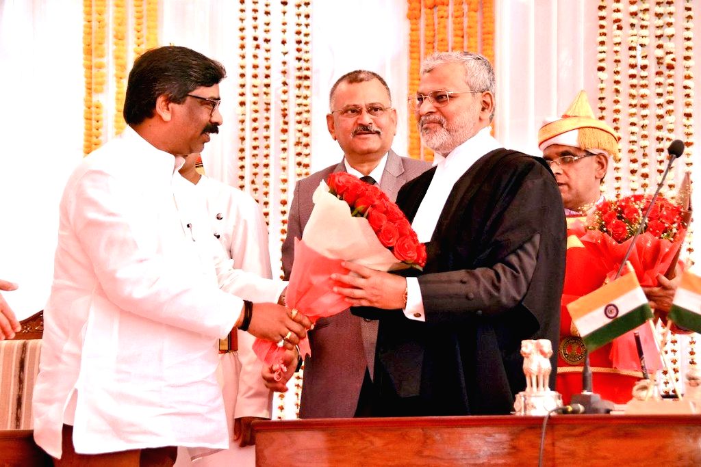 Jharkhand Chief Minister Hemant Soren congratulates new Chief Justice