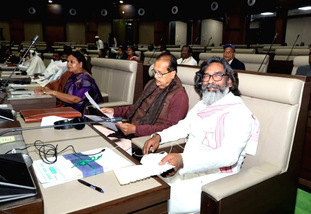 Jharkhand Chief Minister Hemant Soren on the first day of Winter Session