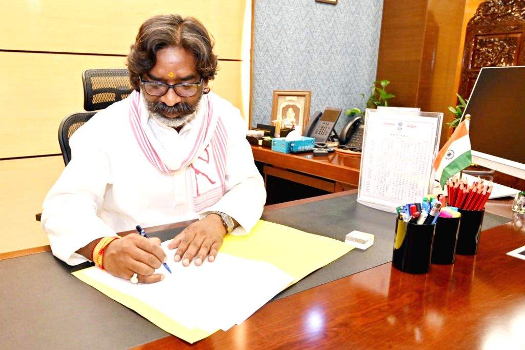 Jharkhand Chief Minister Hemant Soren takes charge as CM after the ...