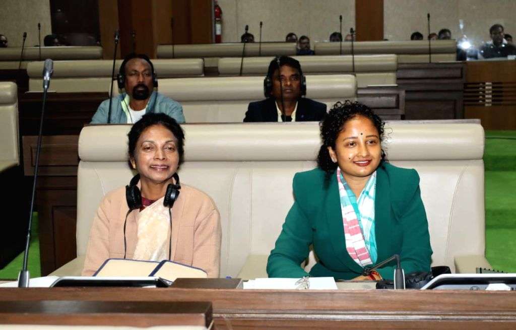 Jharkhand Mukti Morcha leader Kalpana Soren on the first day of Winter ...