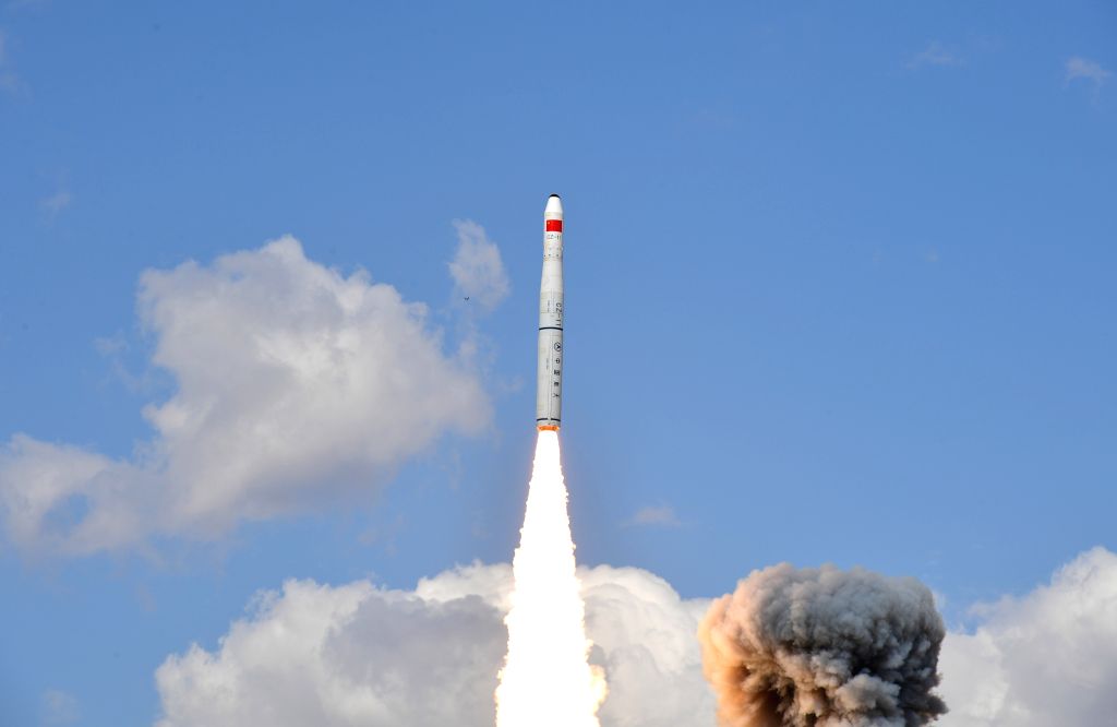 CHINA-JIUQUAN-SATELLITES-LAUNCH