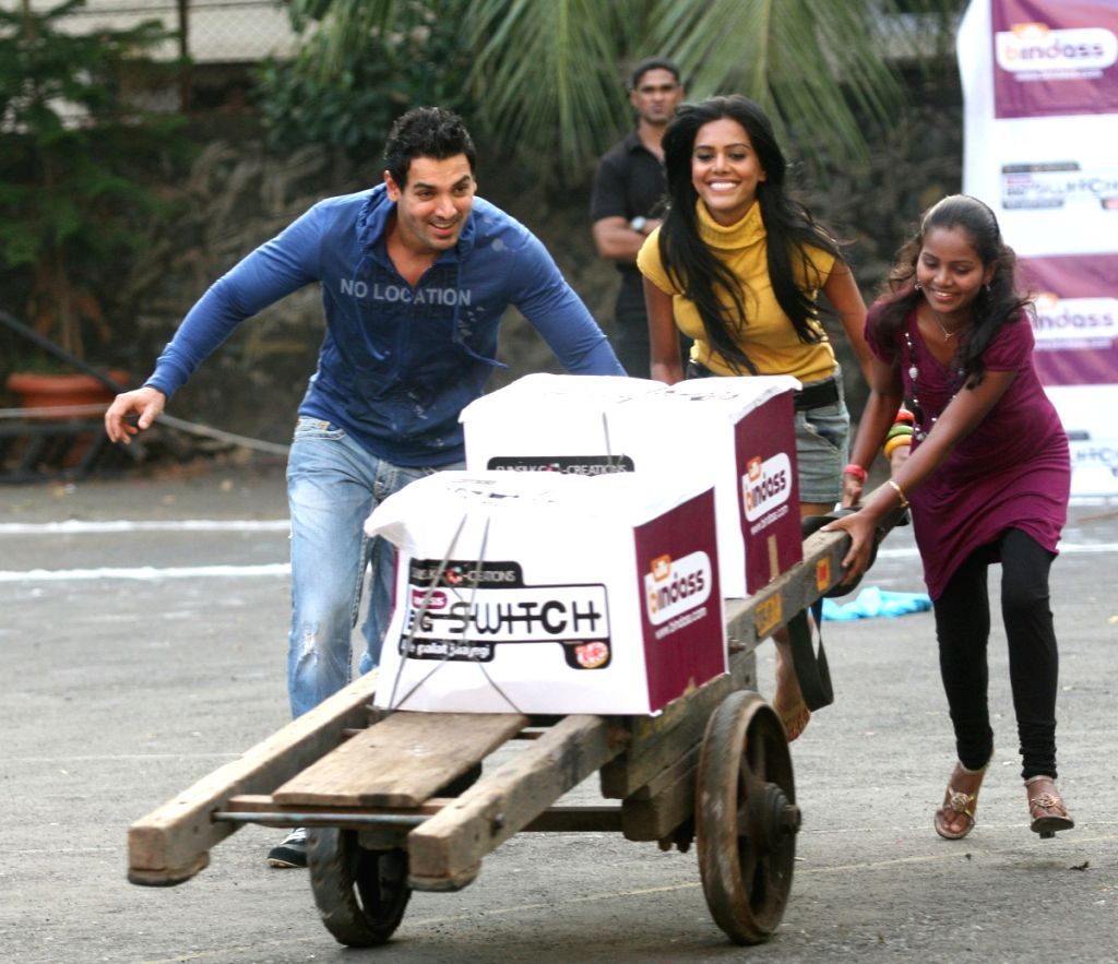 John Abraham at a promotional event for Channel UTV Bindass new show ...