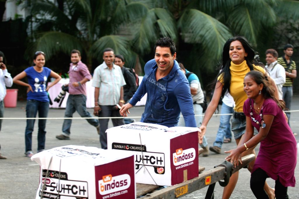 John Abraham at a promotional event for Channel UTV Bindass new show ...