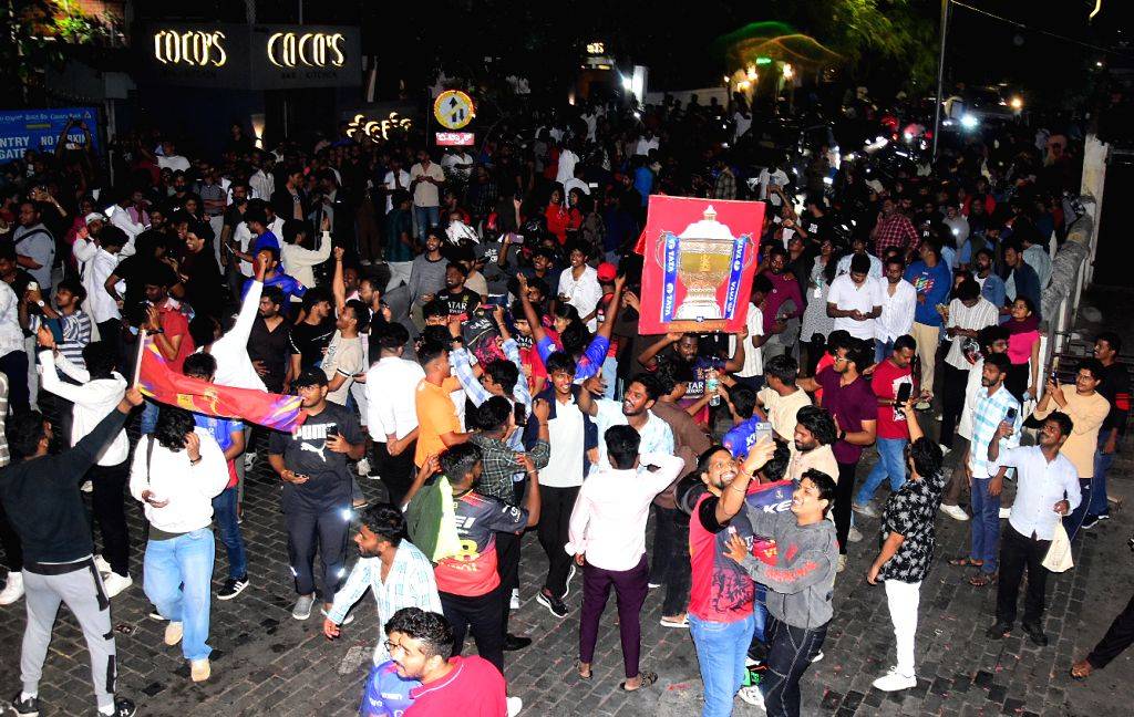 Jubilant RCB Fans Celebrate IPL 2025 Win