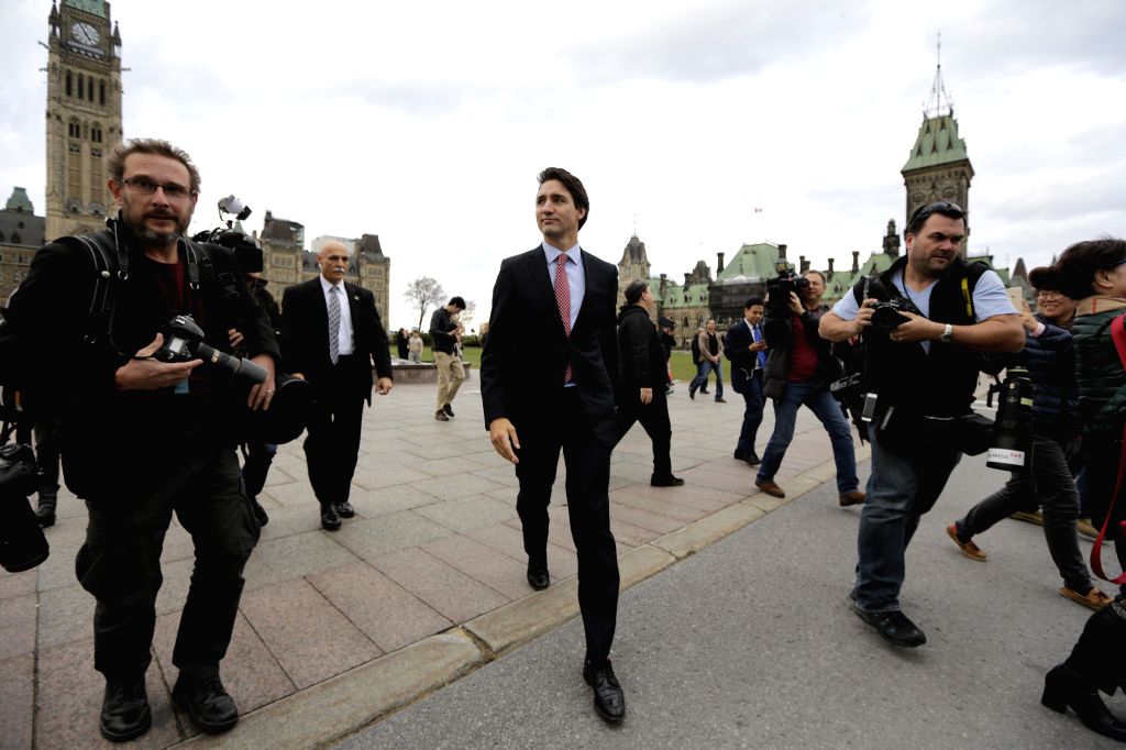 CANADA-OTTAWA-JUSTIN TRUDEAU-PRESS CONFERENCE