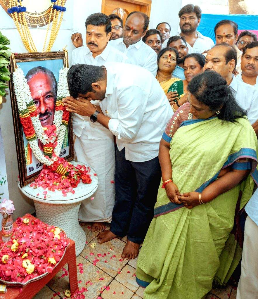 K. Annamalai Pays Tribute to Kumari Ananthan