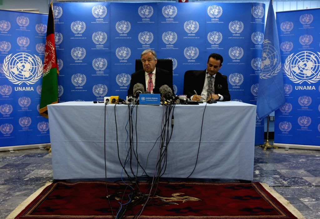 AFGHANISTAN-KABUL-UN CHIEF-VISIT