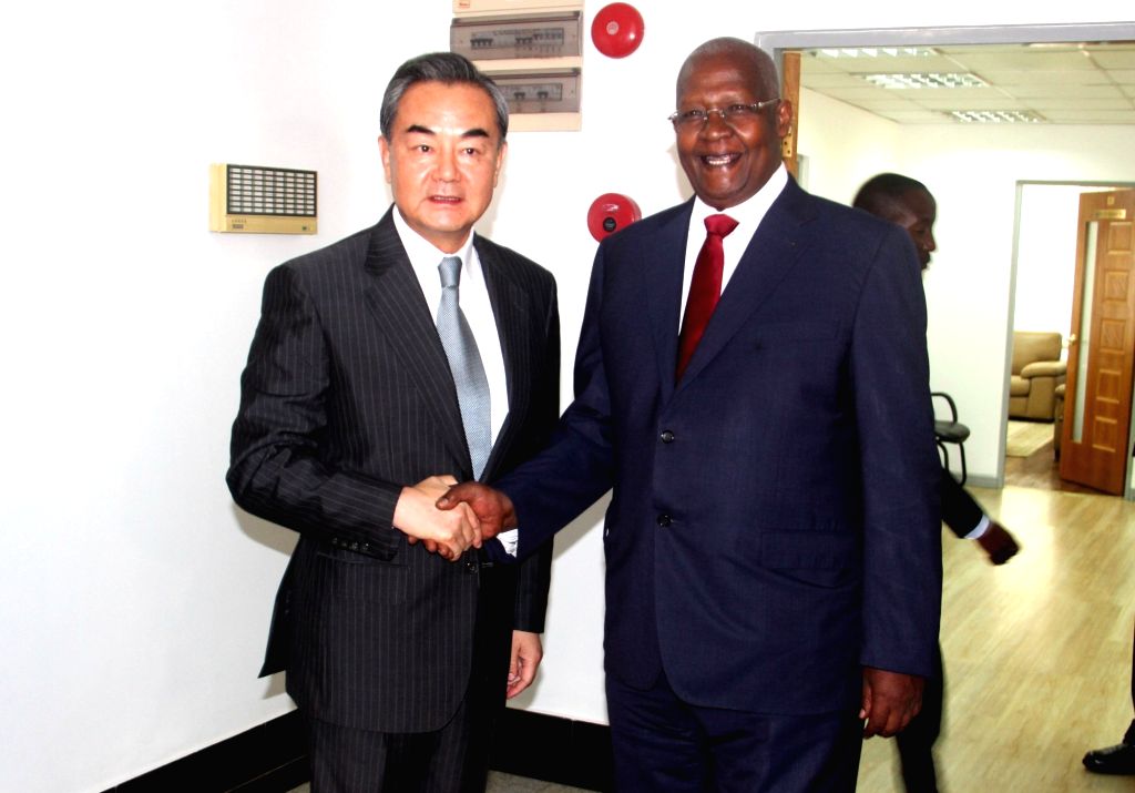 UGANDA-KAMPALA-CHINA-WANG YI-SAM KUTESA-MEETING