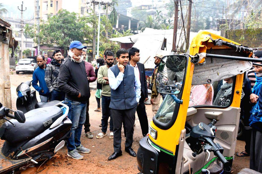 Kamrup Metro District Deputy Commissioner Sumit Sattawan inspects the ...