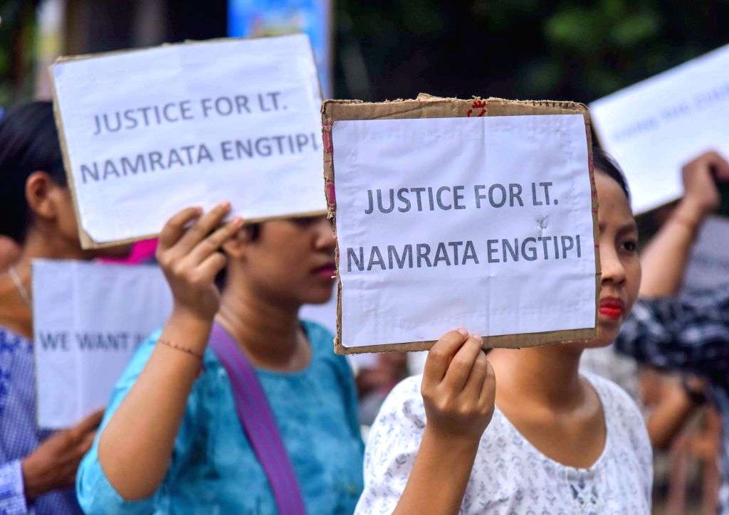 Karbi Anglong: Protest over Namrata Engtipi murder case