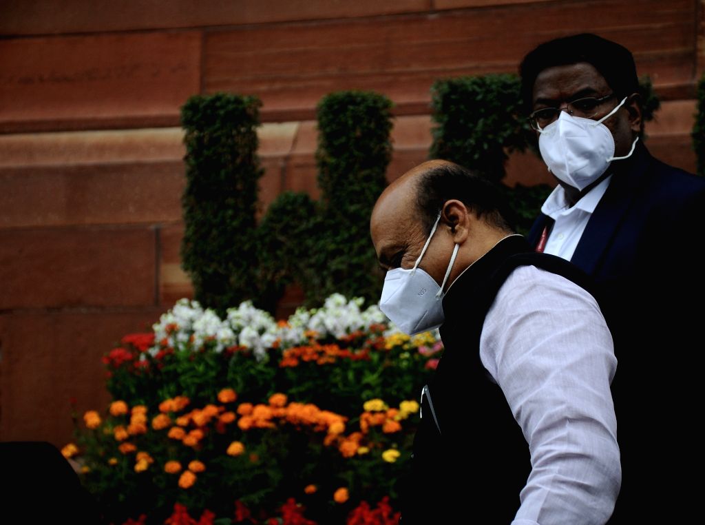 Karnataka Chief Minister Basavaraj Bommai at Parliament