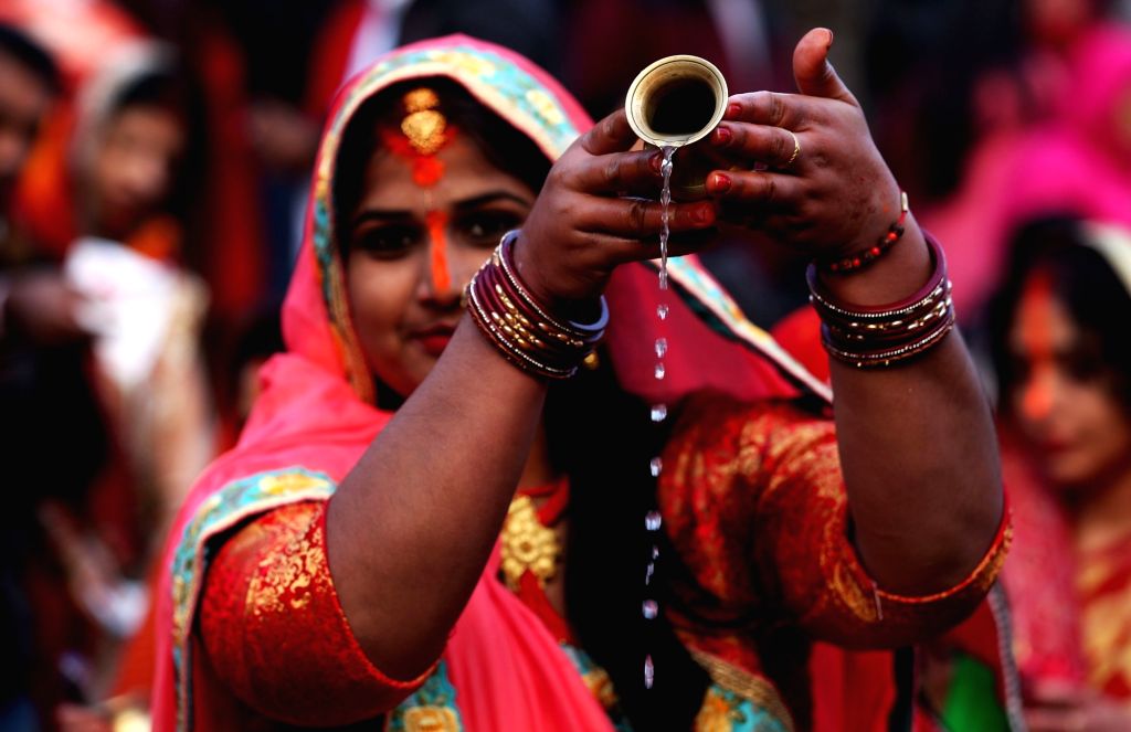 NEPAL-KATHMANDU-CULTURE-CHHATH FESTIVAL