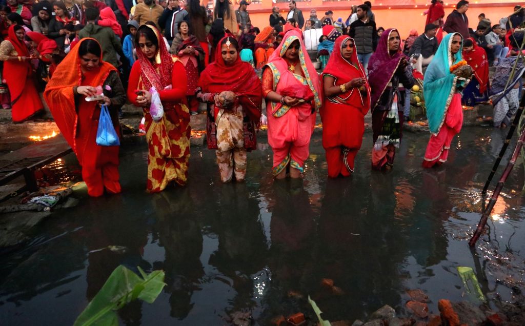 NEPAL-KATHMANDU-CULTURE-CHHATH FESTIVAL