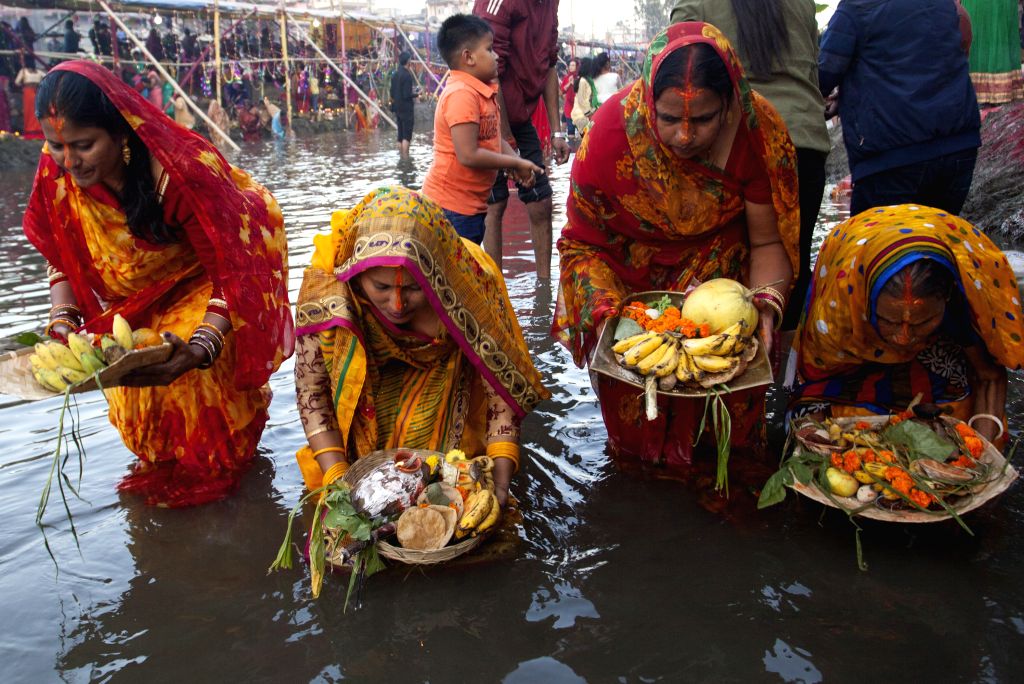 NEPAL-KATHMANDU-CHHATH FESTIVAL
