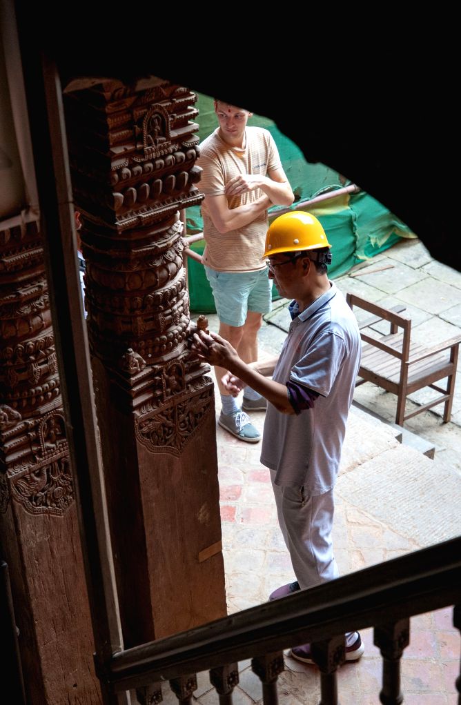 NEPAL-KATHMANDU-CHINA-RESTORATION