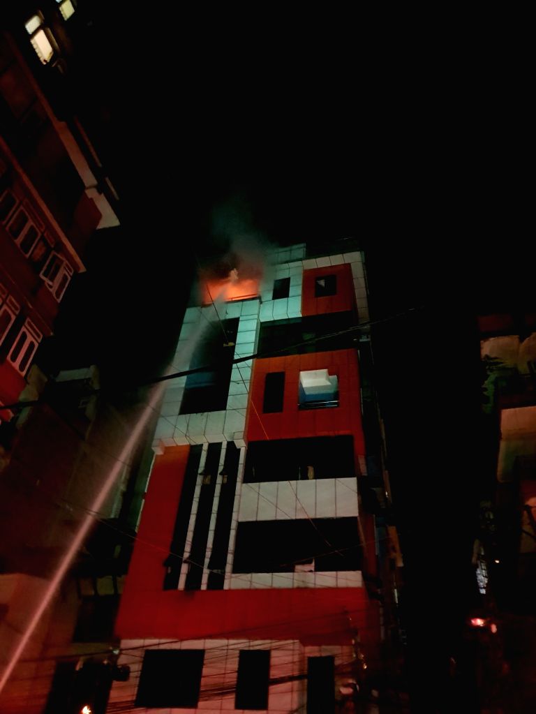 NEPAL-KATHMANDU-FIRE