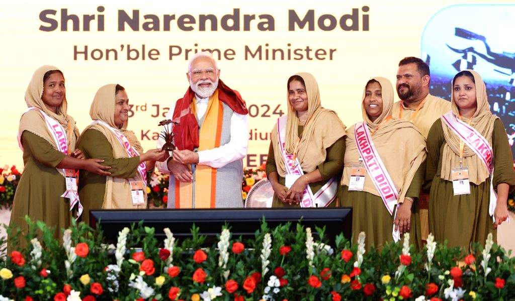 Prime Minister Narendra Modi during the inauguration and foundation ...