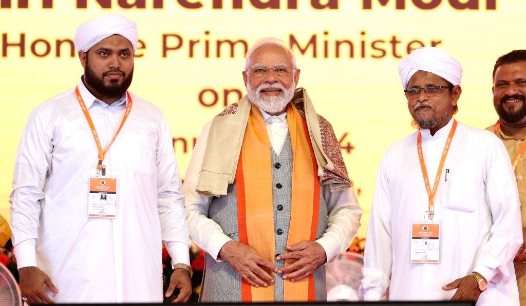 Prime Minister Narendra Modi during the inauguration and foundation ...