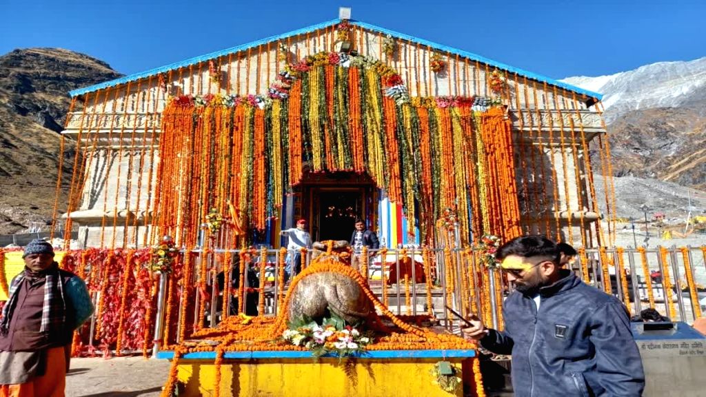 Free photo : Kedarnath Dham: Baba Kedar's divine abode being decorated ...