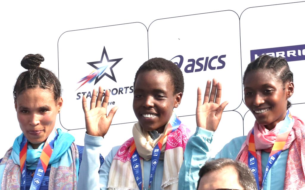 TCS World 10K run - Agnes Tirop, Letesenbet Gidey, Senbere Teferi