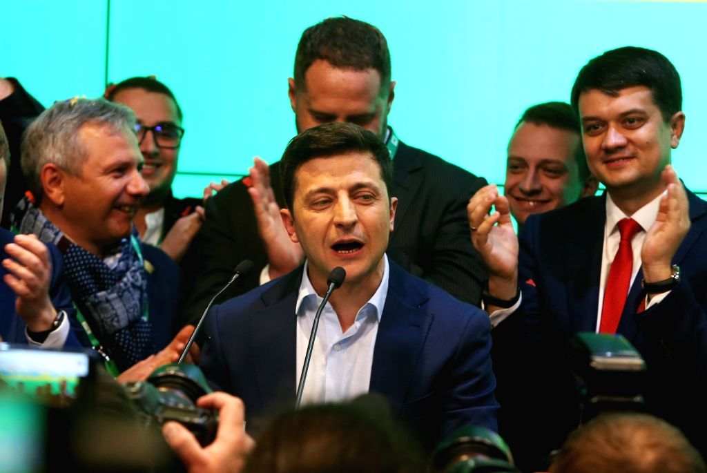 Zelensky leads Ukraine presidential polls with 80% votes