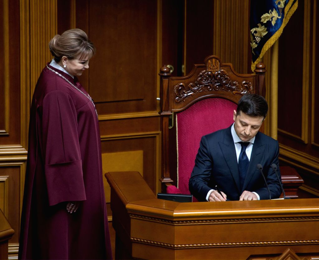 UKRAINE-KIEV-ZELENSKY-INAUGURATION