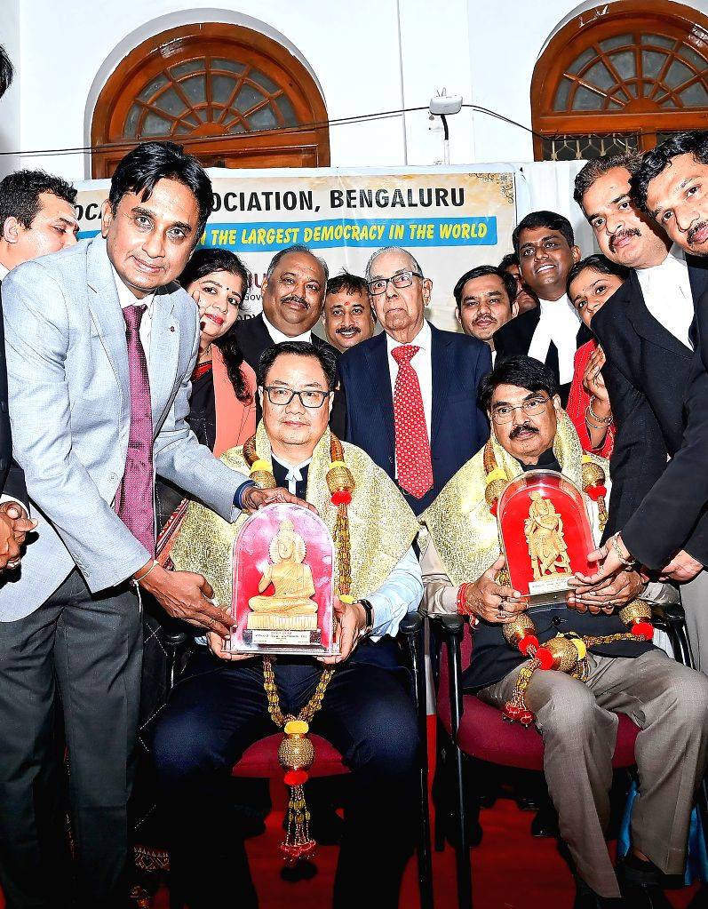 Kiren Rijiju Felicitated at Parliamentary System Address