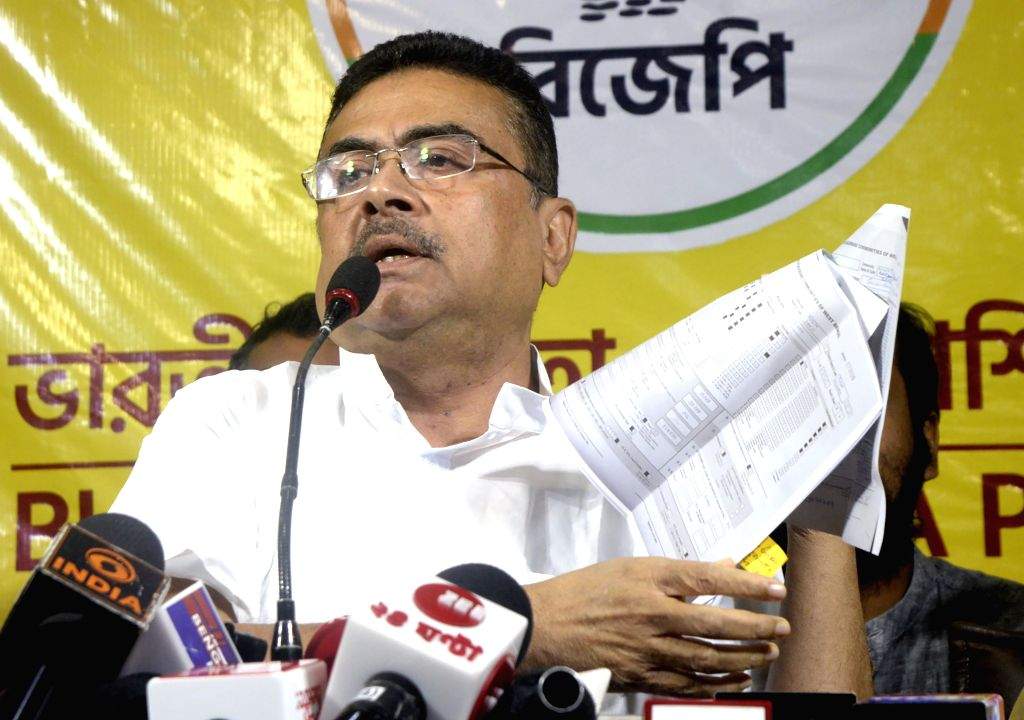 BJP leader and Opposition Leader Suvendu Adhikari Addresses Press ...