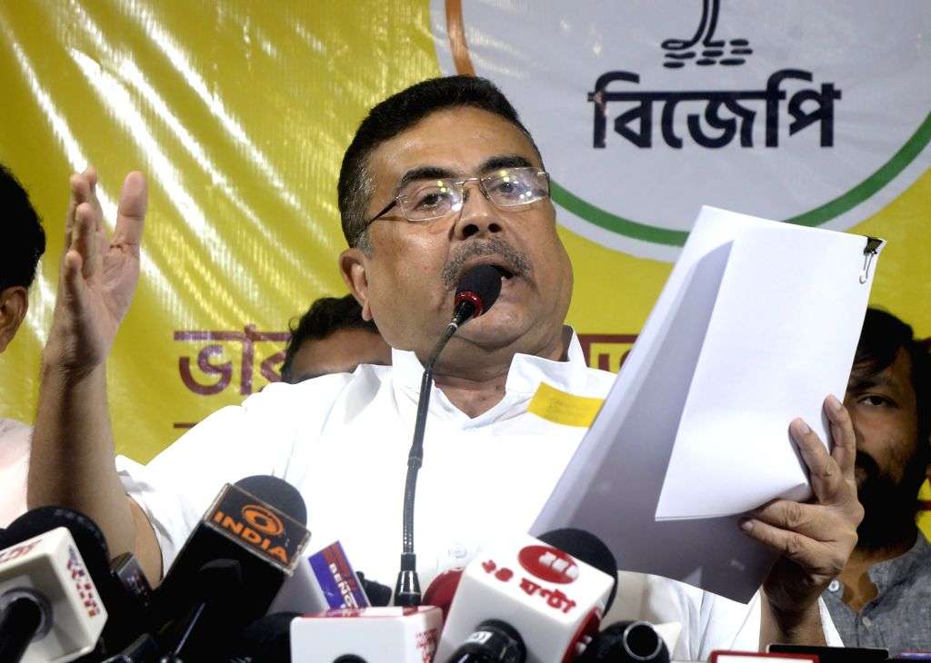 BJP leader and Opposition Leader Suvendu Adhikari Addresses Press ...