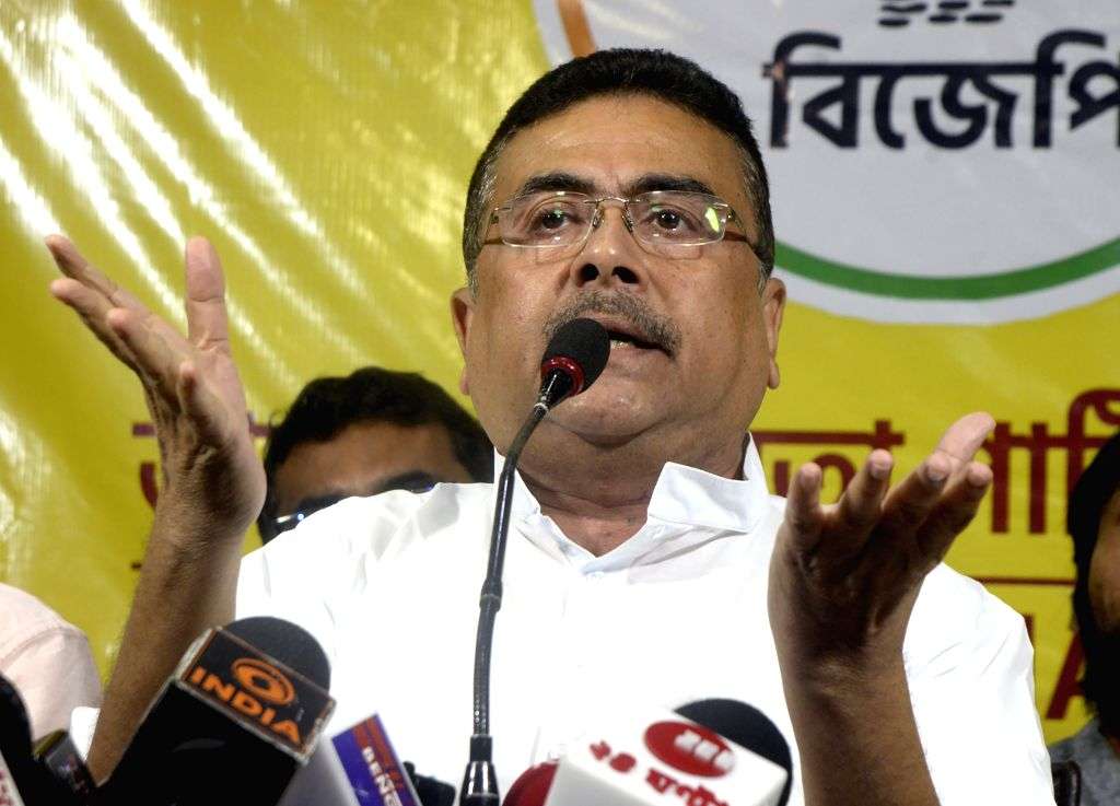 BJP leader and Opposition Leader Suvendu Adhikari Addresses Press ...