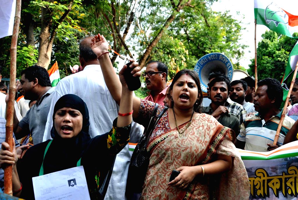 Congress workers' demonstration