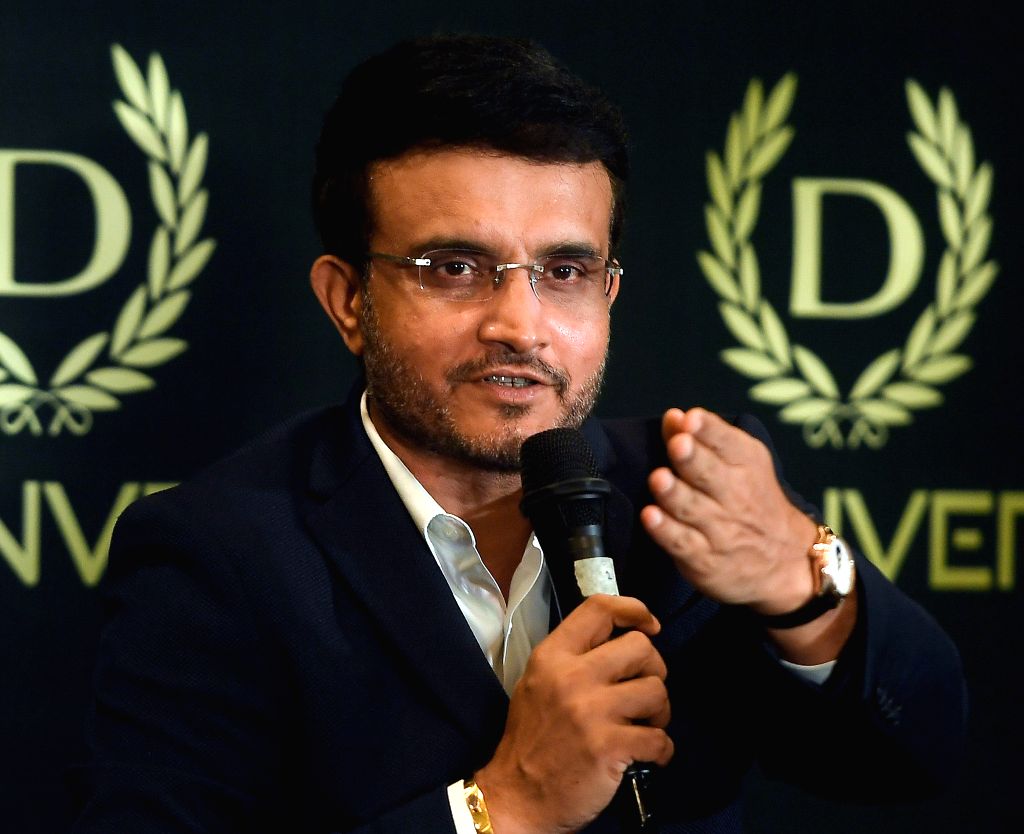 Kolkata : Former cricketer Sourav Ganguly addresses a press conference