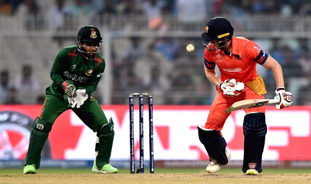 Kolkata : ICC Men's Cricket World Cup match between Bangladesh and ...