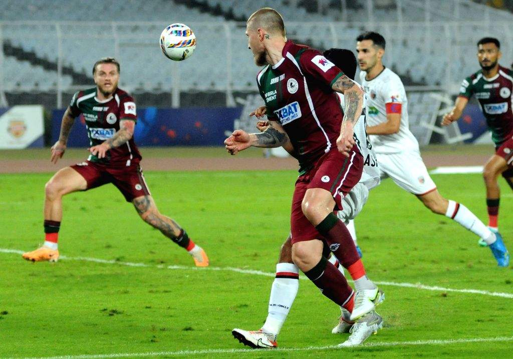 Kolkata : ISL match between Mohun Bagan Super Giant vs NorthEast United FC