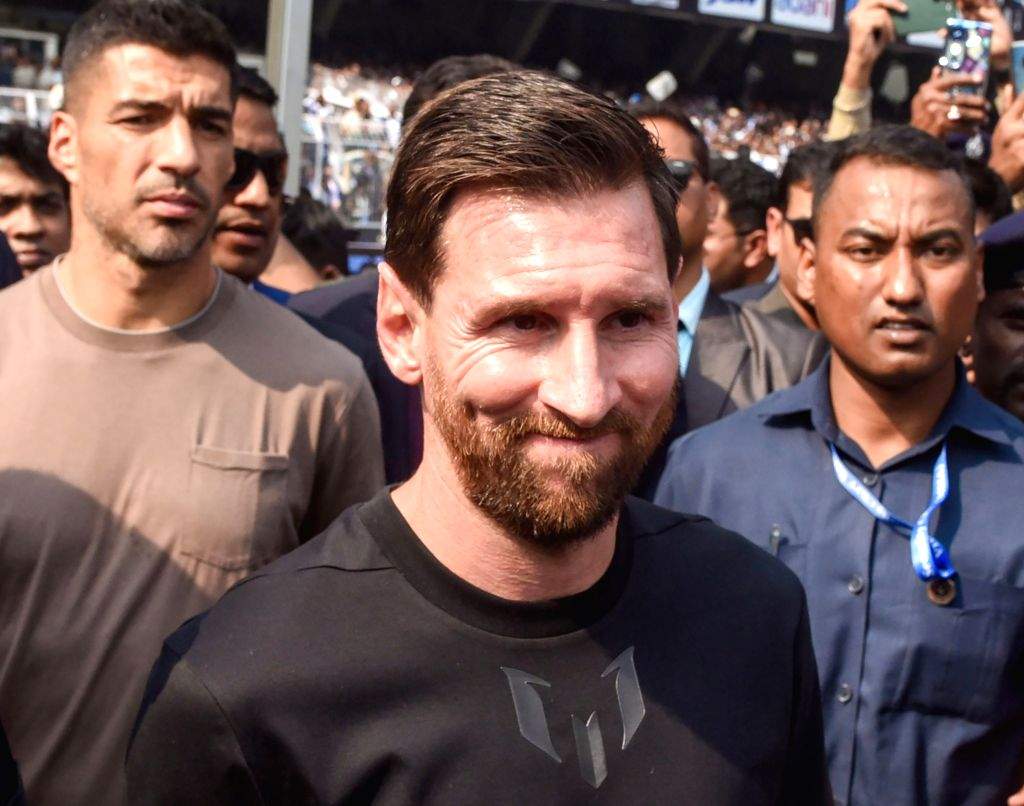 Lionel Messi at Salt Lake Stadium