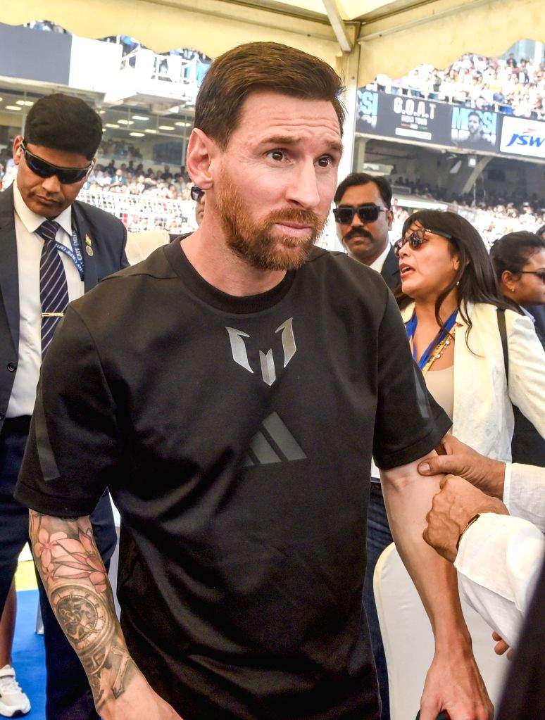 Lionel Messi at Salt Lake Stadium