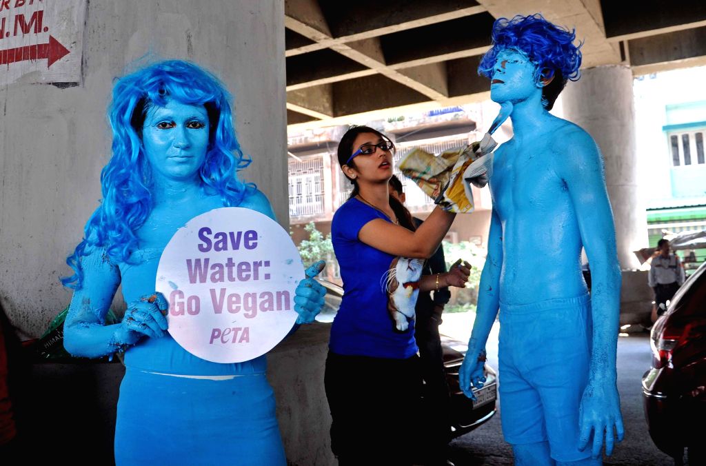 PETA demonstration