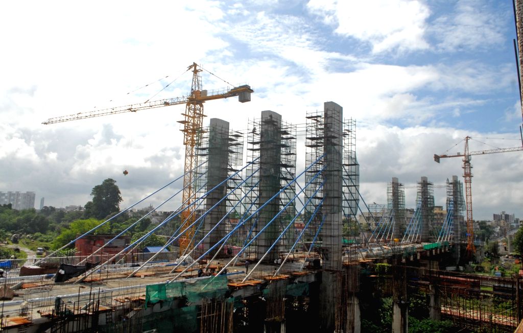 Under-construction Majerhat rail overbridge nearing completion