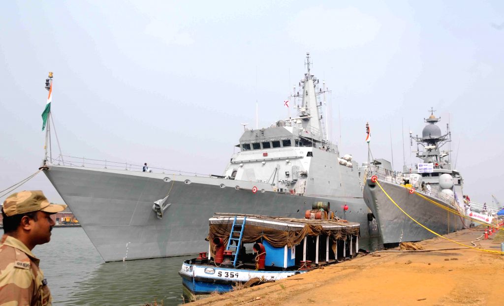 INS Khukri and INS Sumitra docked at Kidderpore Dock