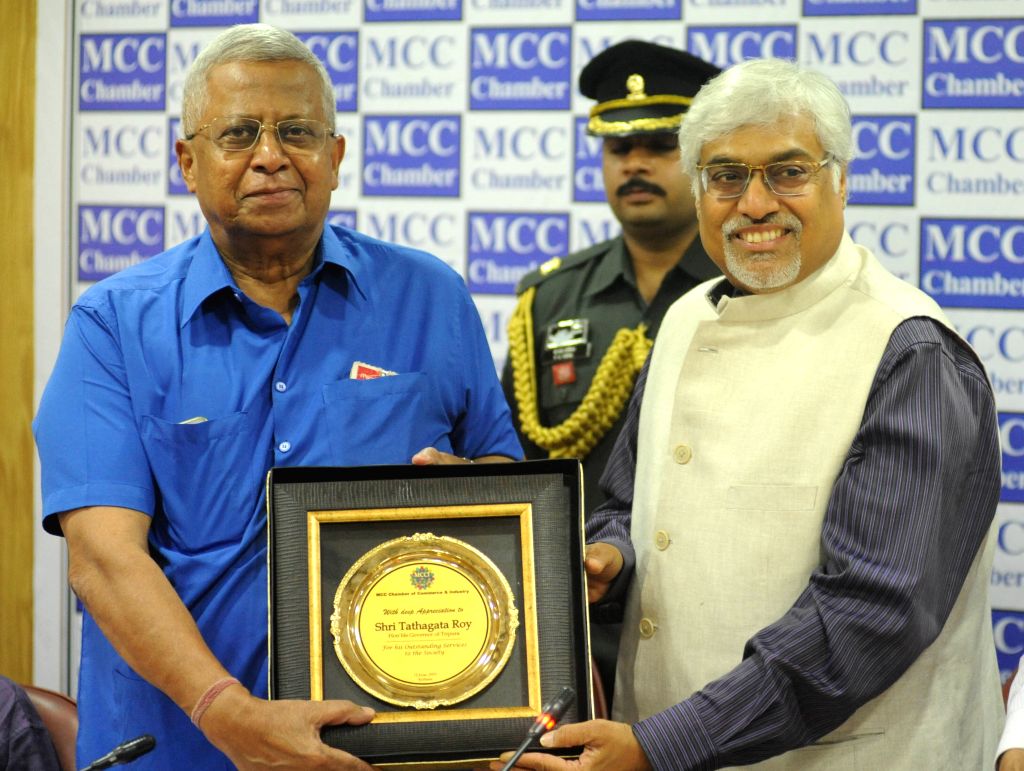 Tripura Governor felicitated by MCCI
