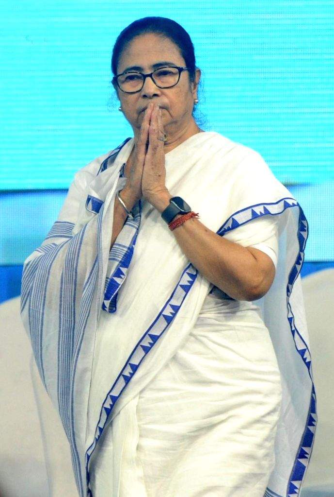 West Bengal Chief Minister Mamata Banerjee during the inauguration of ...