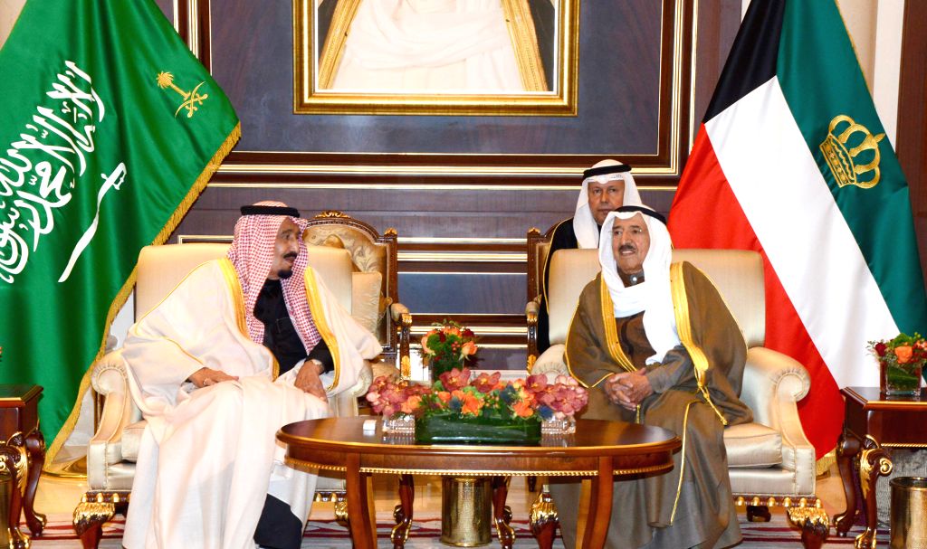KUWAIT-KUWAIT CITY-SAUDI KING-VISIT