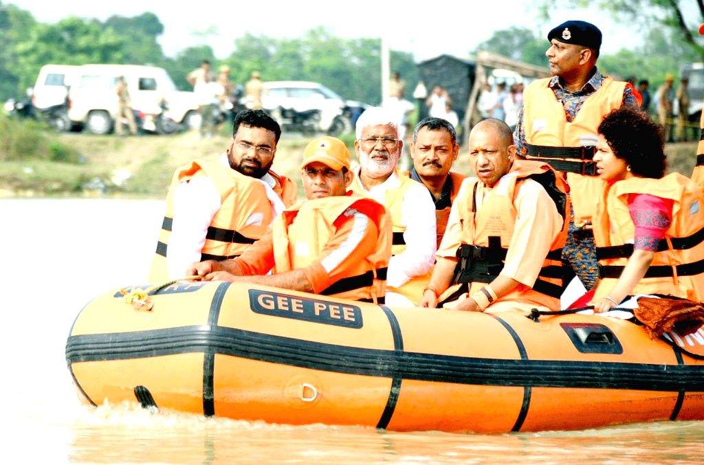 Lakhimpur Kheri: Uttar Pradesh Chief Minister Yogi Adityanath inspects ...