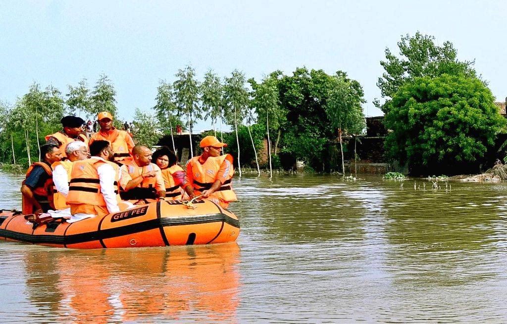 Lakhimpur Kheri: Uttar Pradesh Chief Minister Yogi Adityanath inspects ...