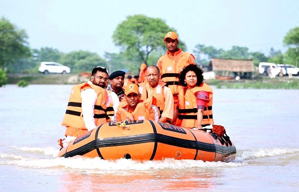 Lakhimpur Kheri: Uttar Pradesh Chief Minister Yogi Adityanath inspects ...