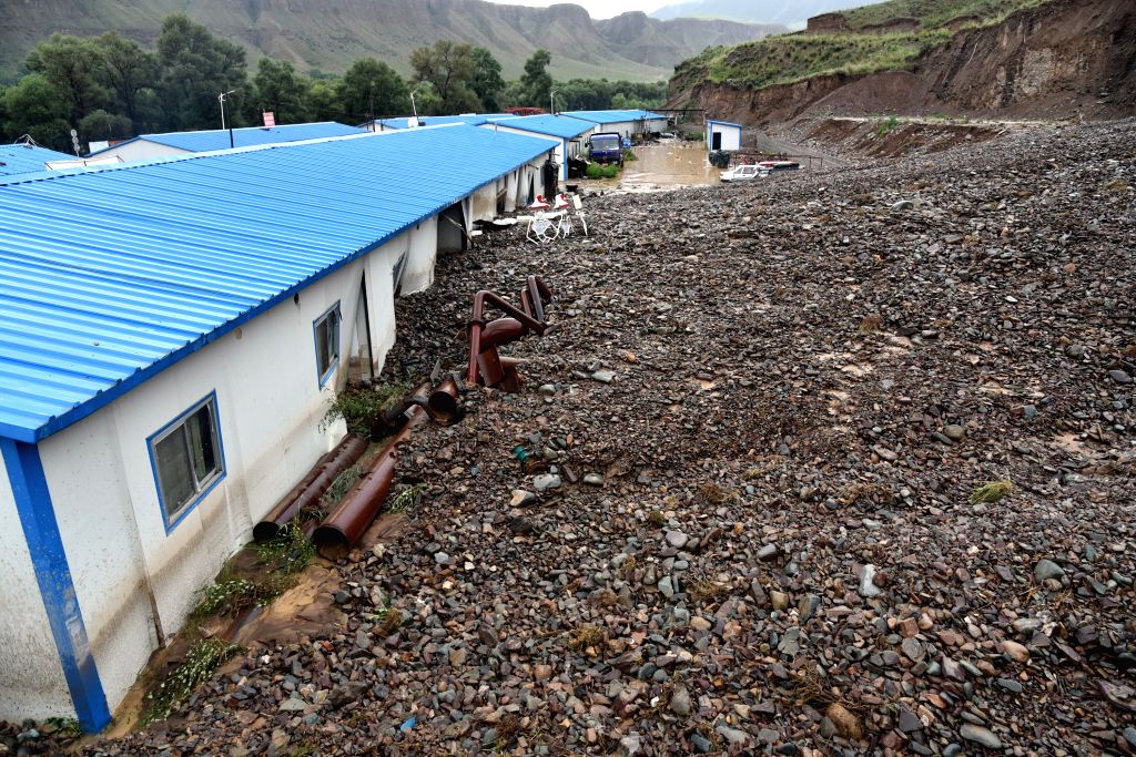 CHINA-GANSU-SUNAN COUNTY-LANDSLIDE