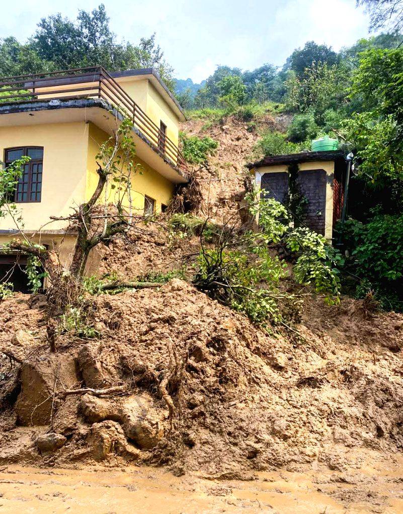 Landslides Damage Houses